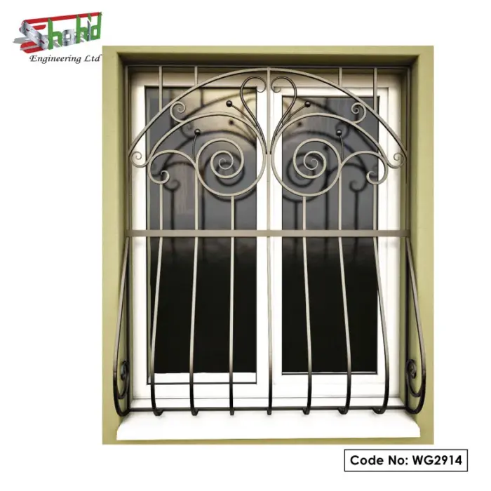 Heavy Duty Frame MS Window Grill for Safety | WG2914 - Shahid ...