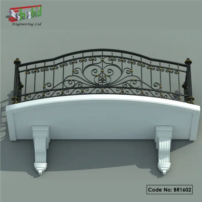 Modern Balcony Railing for Home & Office | BR1602 - Shahid Engineering Ltd