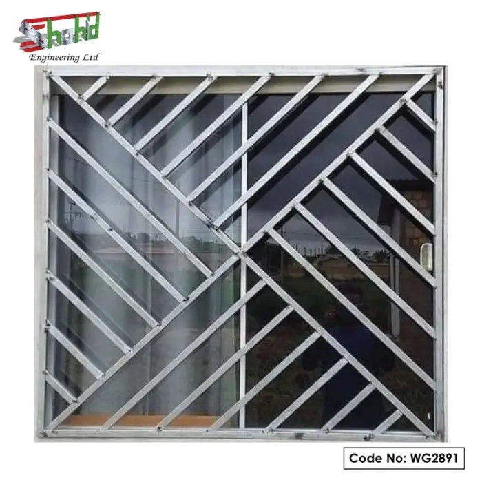 Modern MS Window Grill Patterns | WG2891 - Shahid Engineering Ltd
