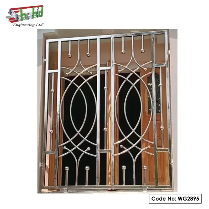 Elegant MS Window Grills for Modern Homes | WG2895 - Shahid Engineering Ltd